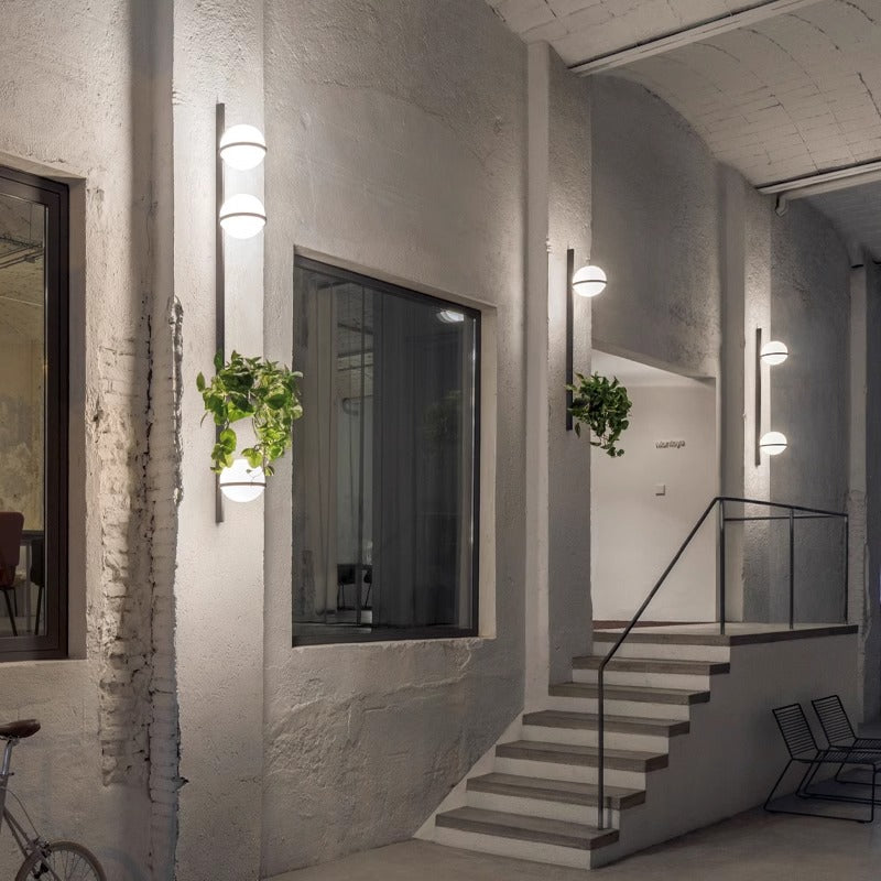 Nordic green plant outdoor corridor wall lamp – migoolight.com
